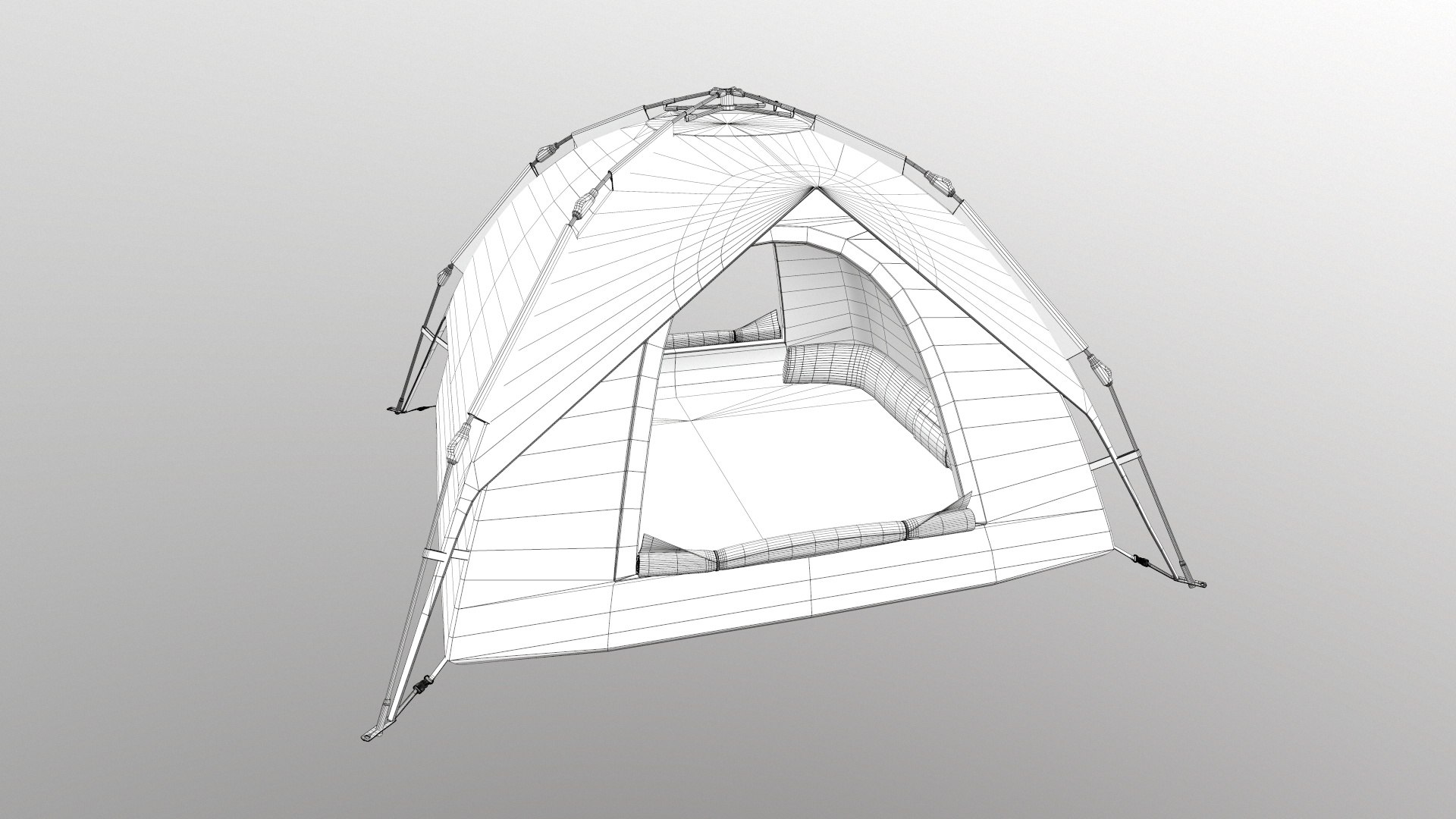Mibril Camping Tent 3D - TurboSquid 1966978