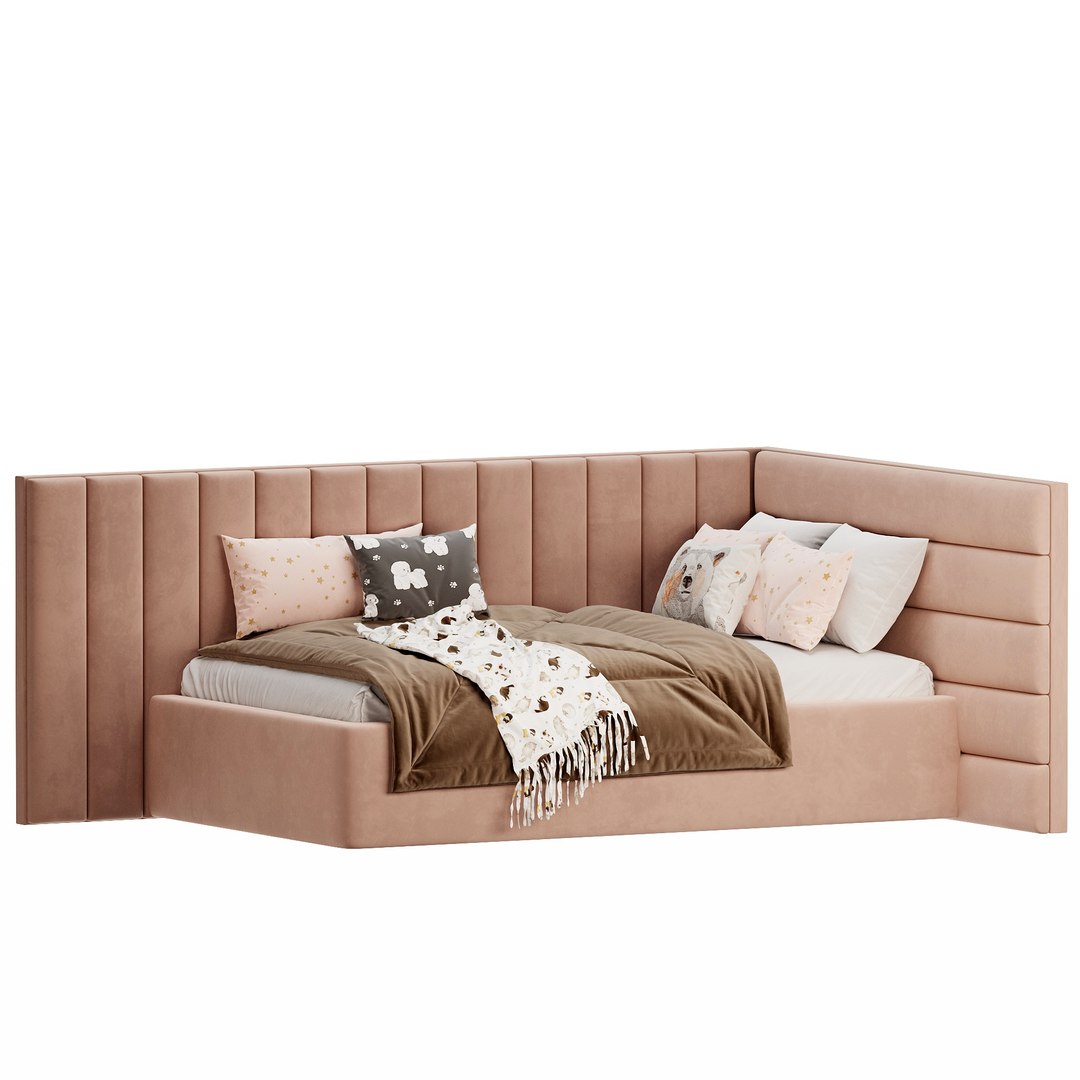 Corner Bed Bonpari Kids Model - TurboSquid 2308785