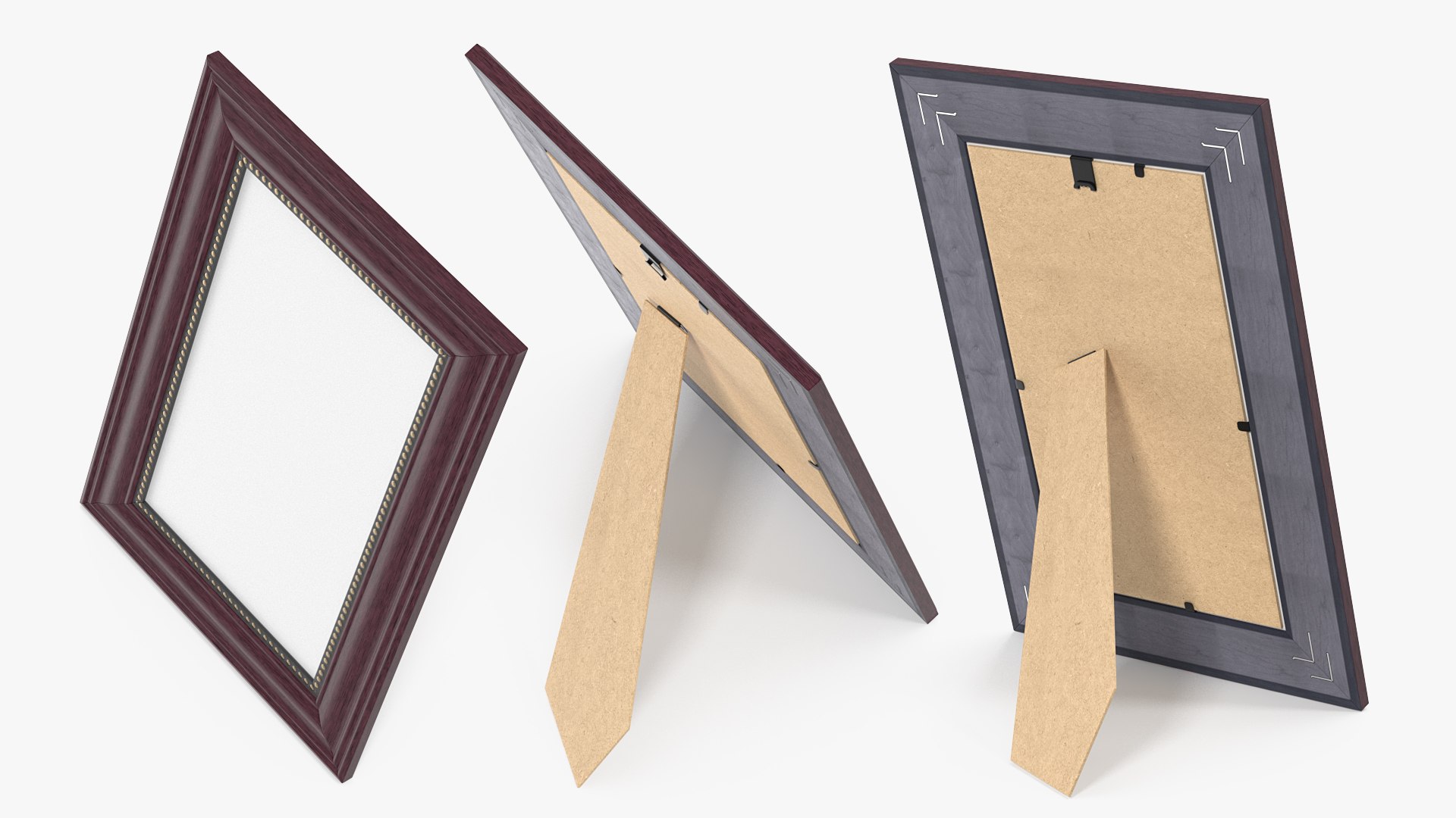 3D wooden photo frame - TurboSquid 1614046