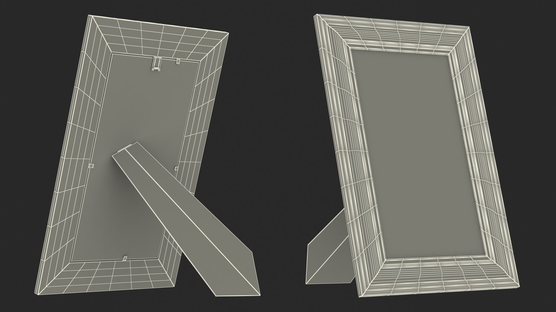 3D wooden photo frame - TurboSquid 1614046