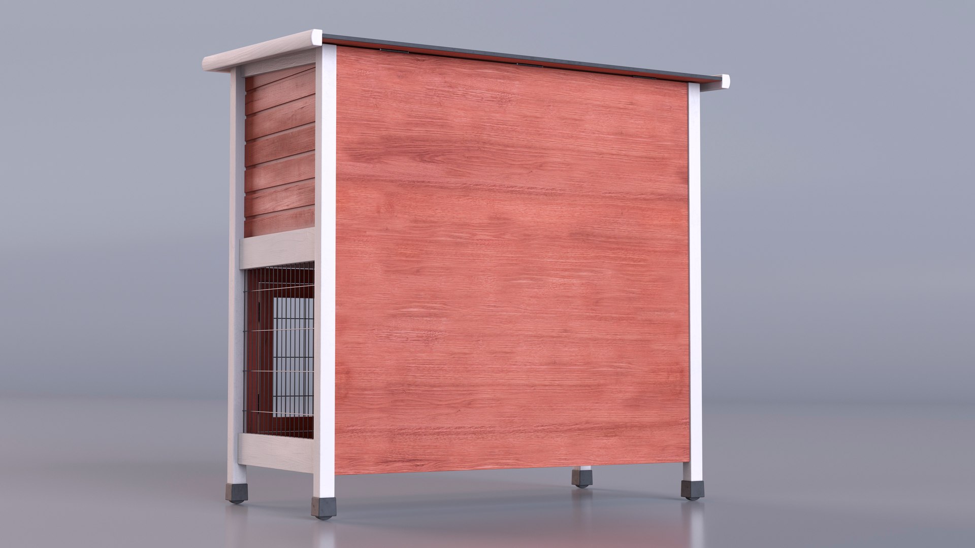 3D Rabbit Hutch Painted - TurboSquid 2144096