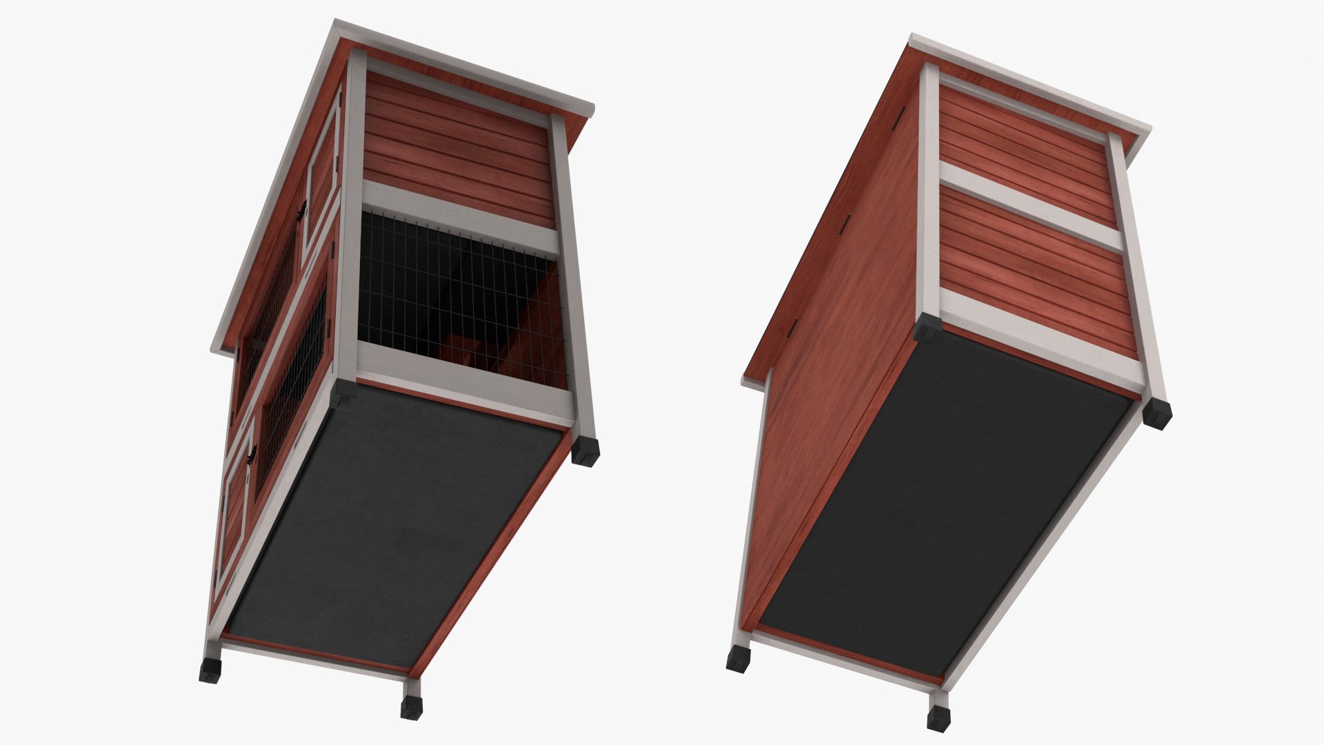 3D Rabbit Hutch Painted - TurboSquid 2144096