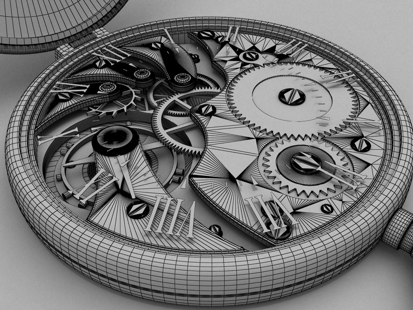 3d Model Mechanism Modeled