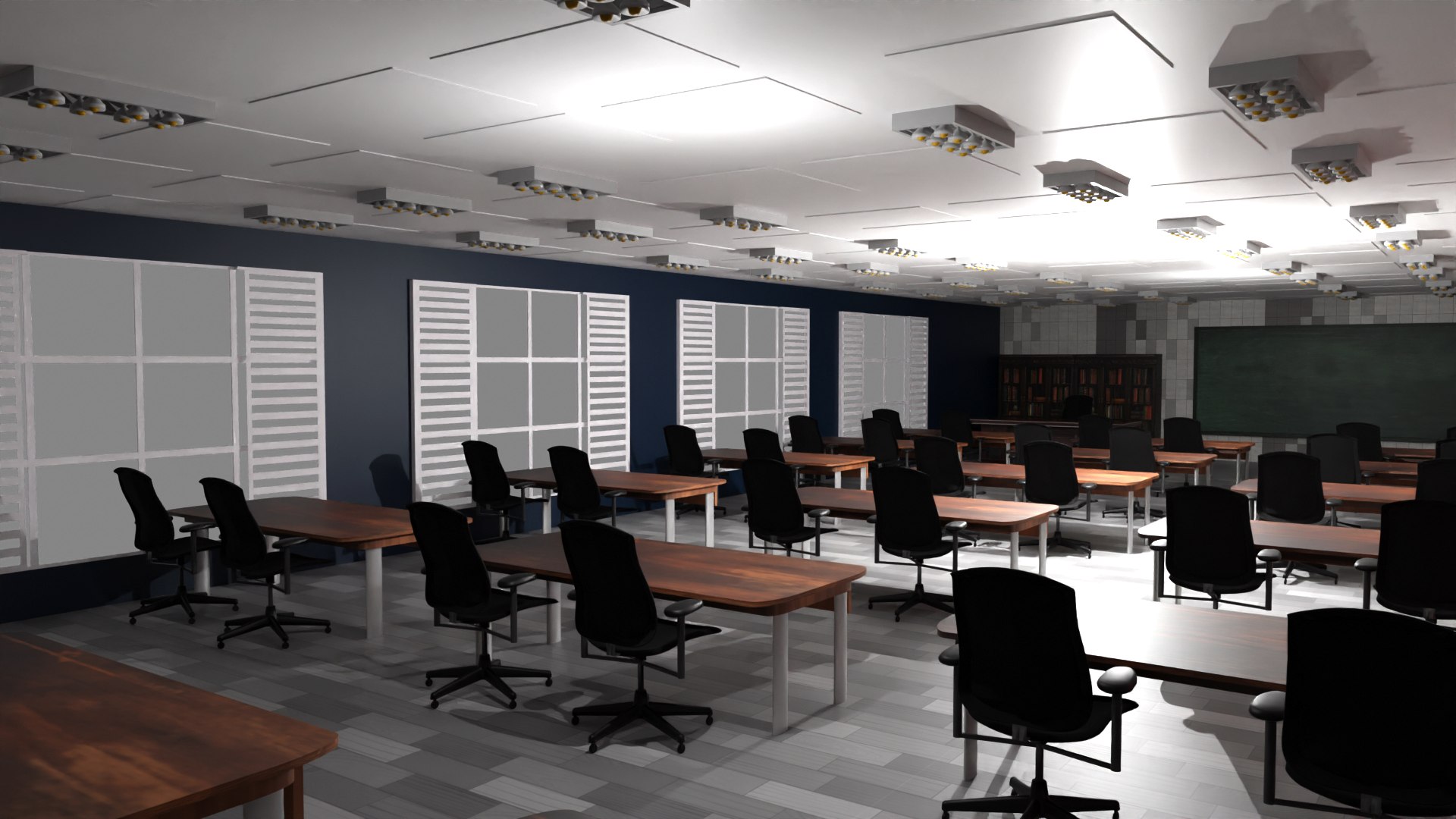 3D School Class Interior - TurboSquid 2178858