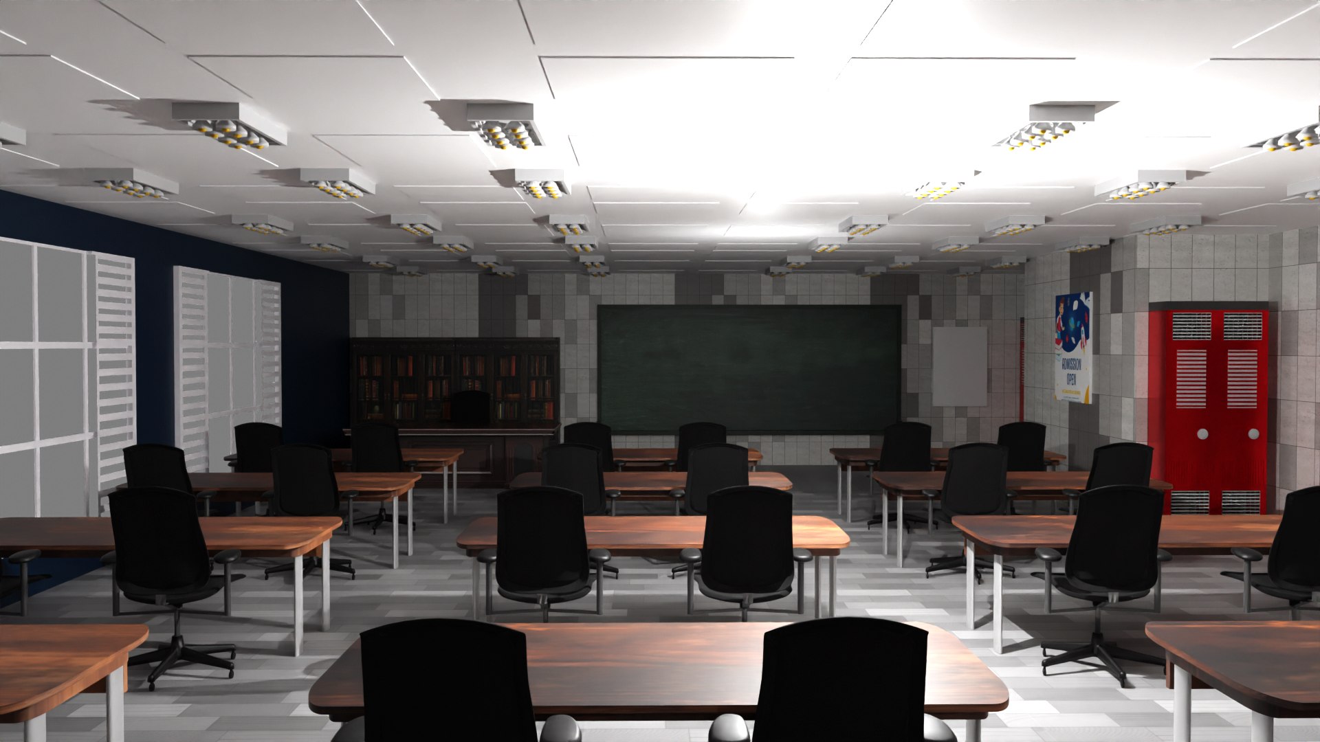 3D School Class Interior - TurboSquid 2178858