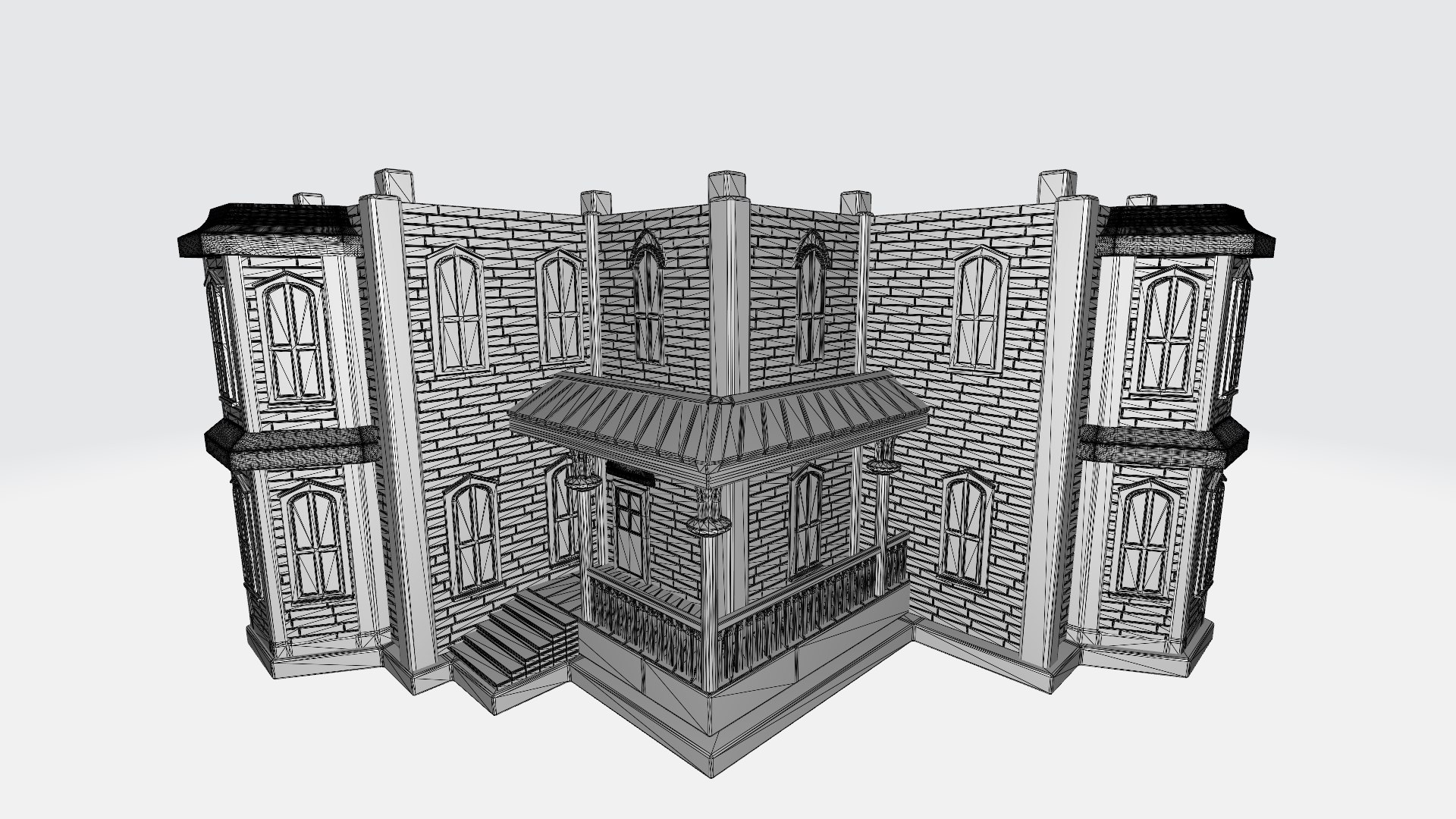 3D model gothic home - TurboSquid 1688816