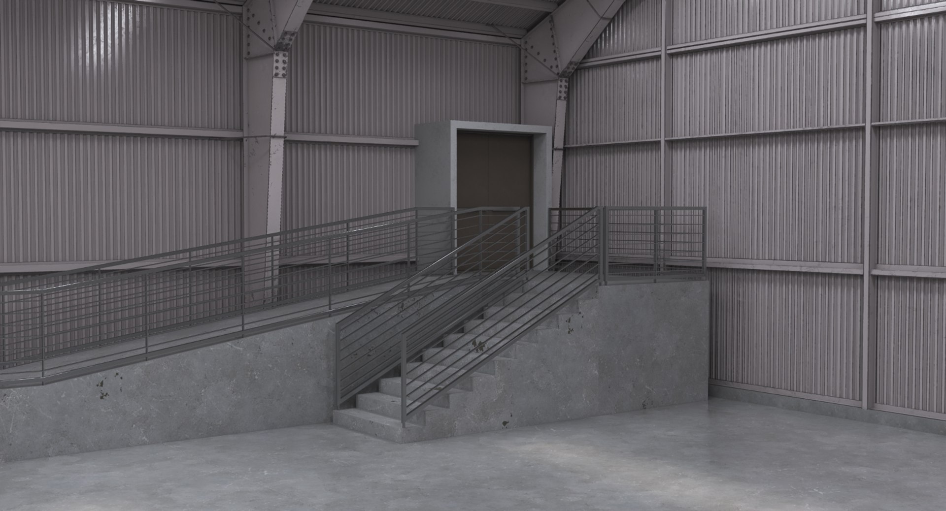 3D Warehouse Interior Model - TurboSquid 1298578