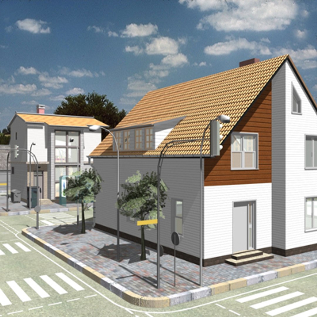 neighborhood 4 3d max