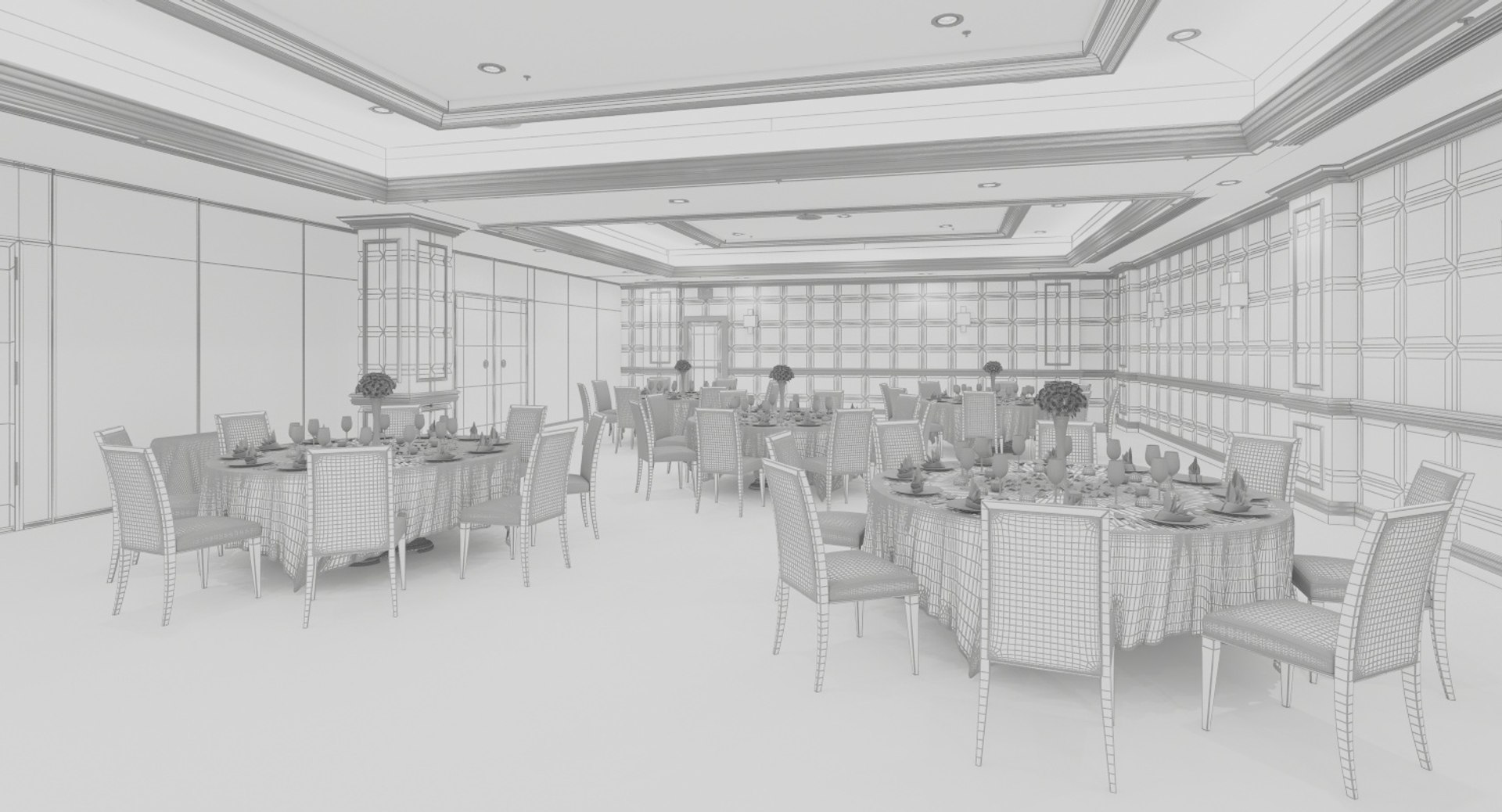 Interior Hotel 3D Model - TurboSquid 1420319