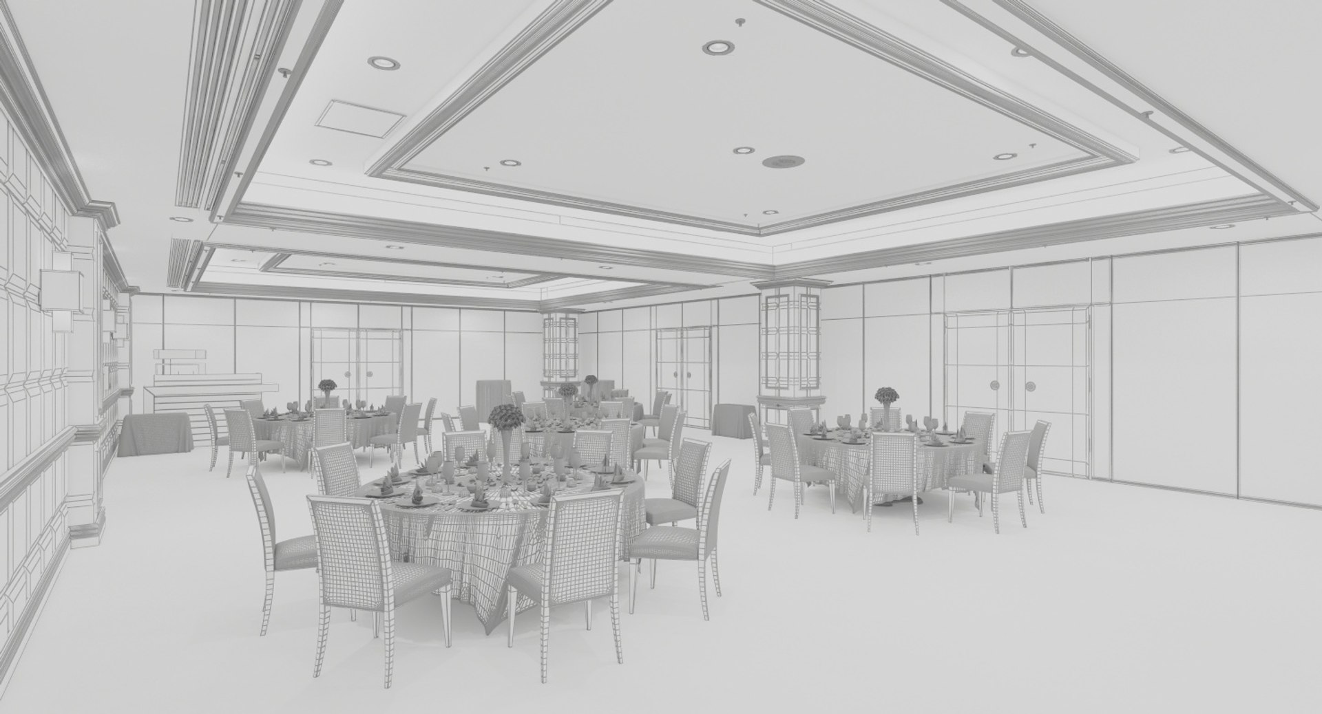 Interior Hotel 3D Model - TurboSquid 1420319