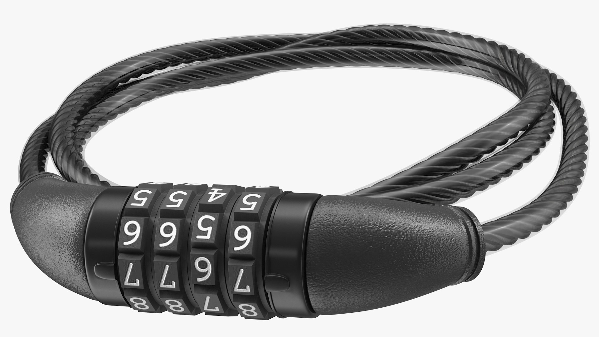 Master Lock Combination Cable 3D - TurboSquid 1653254