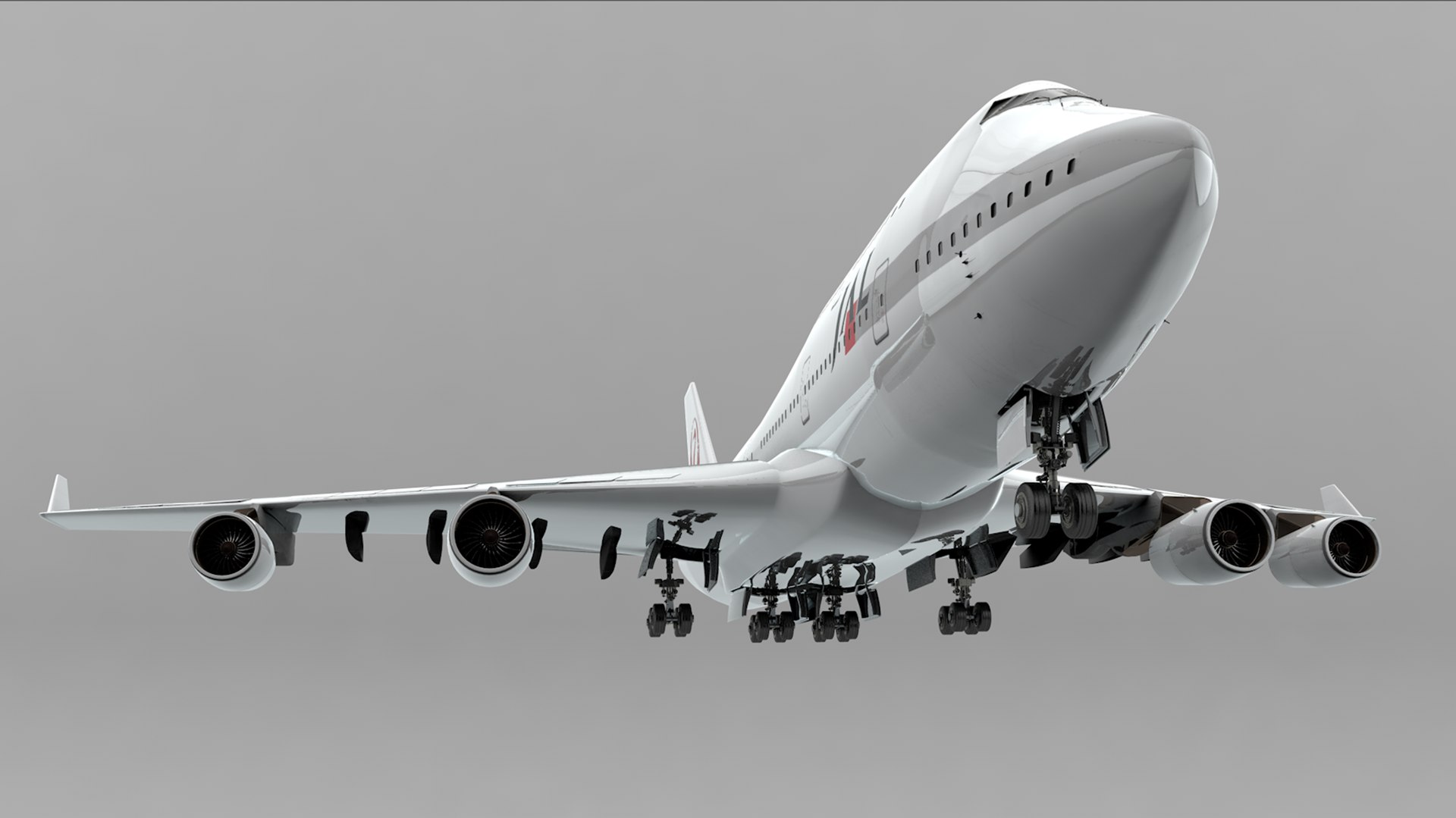 Boeing 747 Japan Airlines 3D Model - TurboSquid 1603491