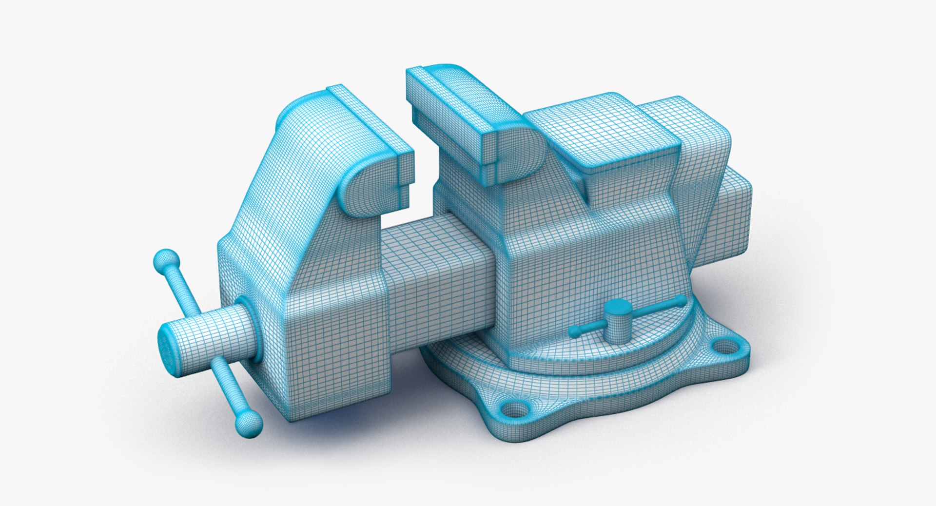 3D Model Bench Vise - TurboSquid 1164446