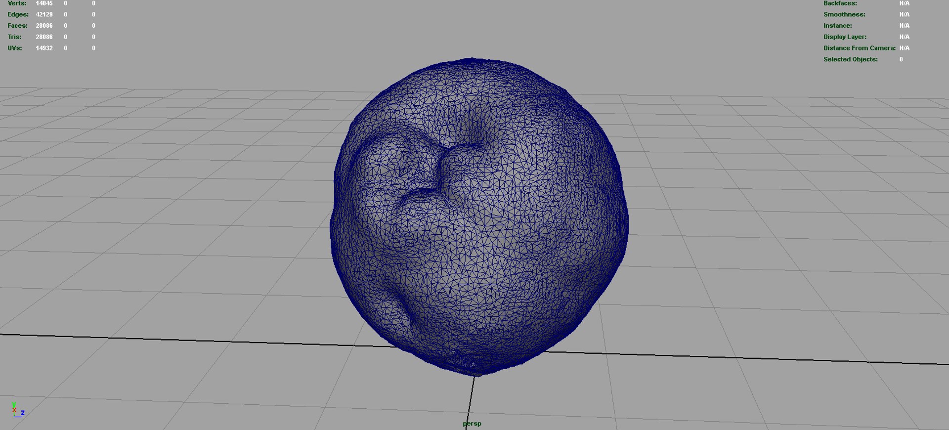 grapefruit fruit 3d model