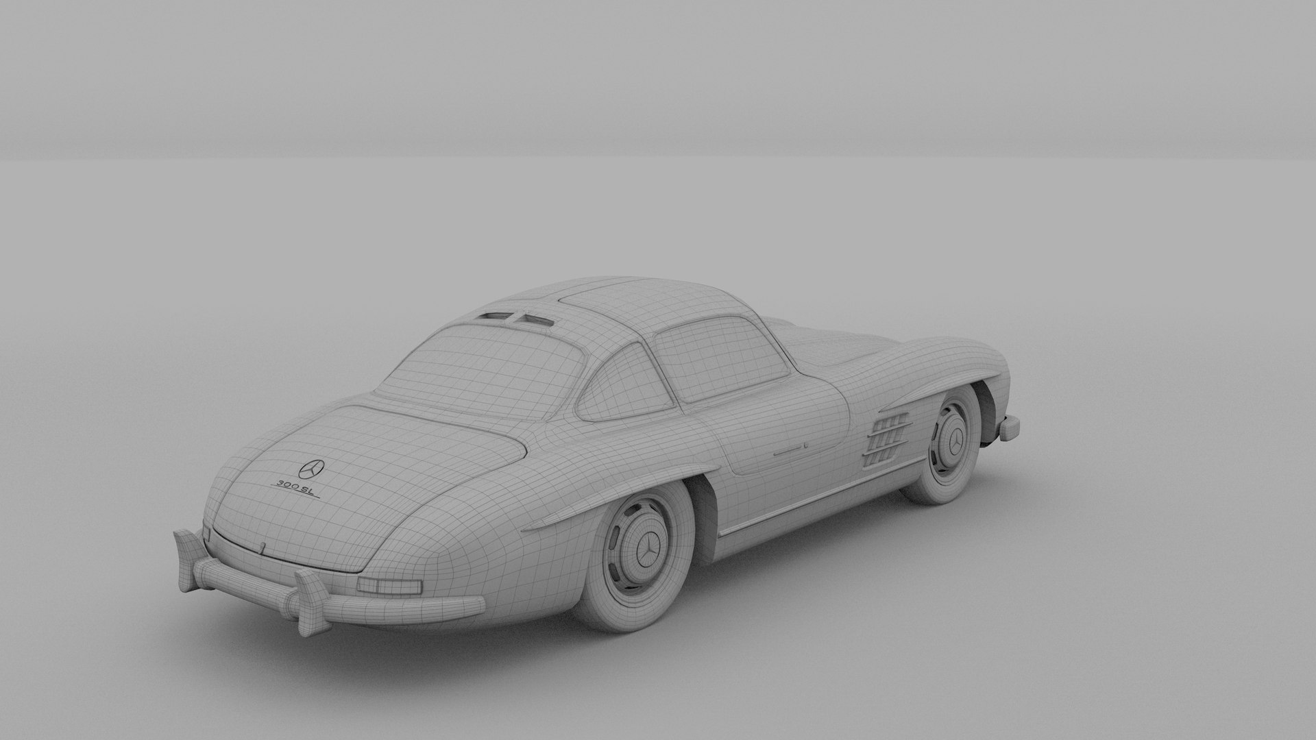 Pack mercedes 300sl 3D model - TurboSquid 1154603