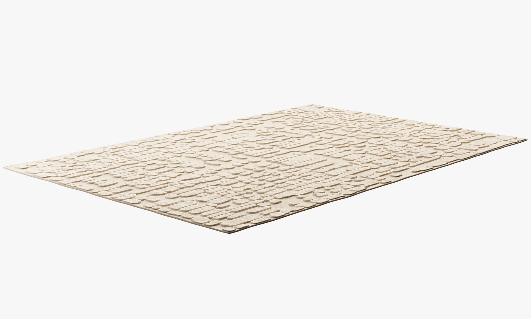 3D Wool Rug Malin Cream By Benuta - TurboSquid 2172365