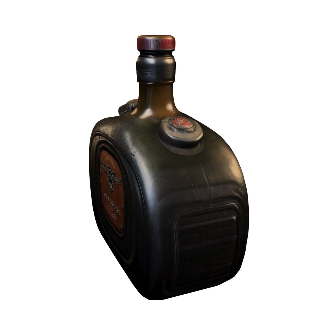 Motorcycle Fuel Flask 3D Model - TurboSquid 2383690