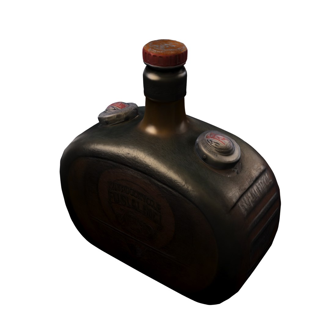 Motorcycle Fuel Flask 3D Model - TurboSquid 2383690