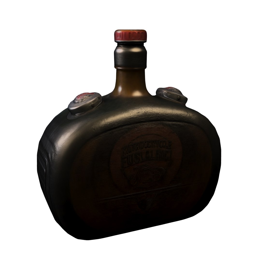 Motorcycle Fuel Flask 3D Model - TurboSquid 2383690