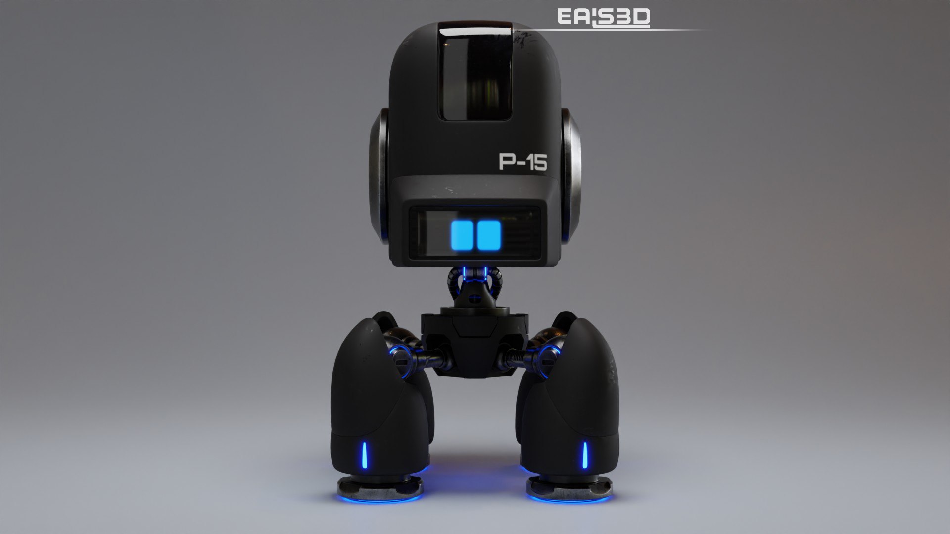 3D Cute Robot Spider Back - TurboSquid 2149389