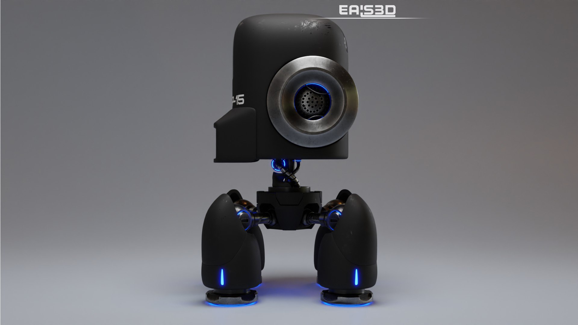 3D Cute Robot Spider Back - TurboSquid 2149389