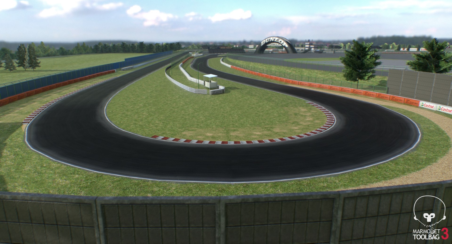 Tsukuba Circuit Race Track 3D Model - TurboSquid 1773615