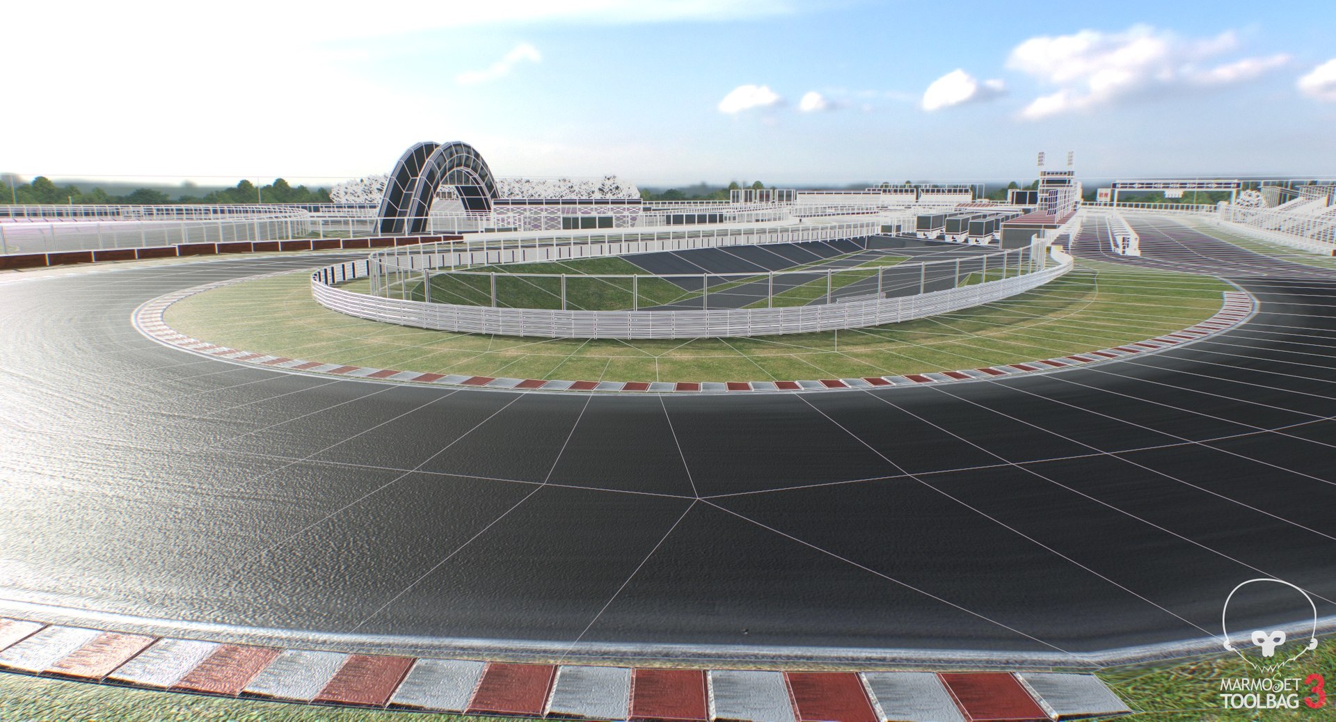 Tsukuba Circuit Race Track 3D Model - TurboSquid 1773615