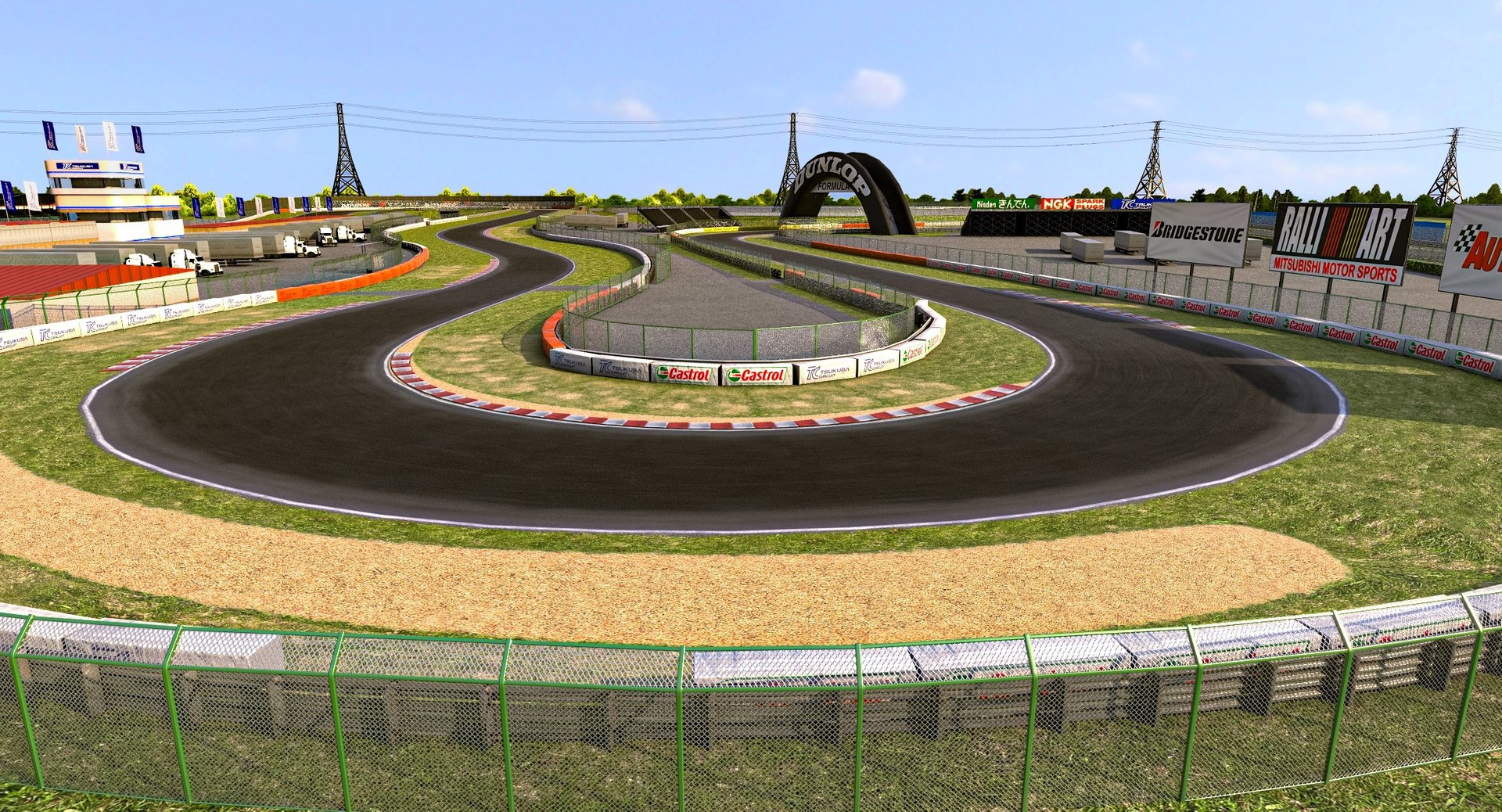Tsukuba Circuit Race Track 3D model - TurboSquid 1773615