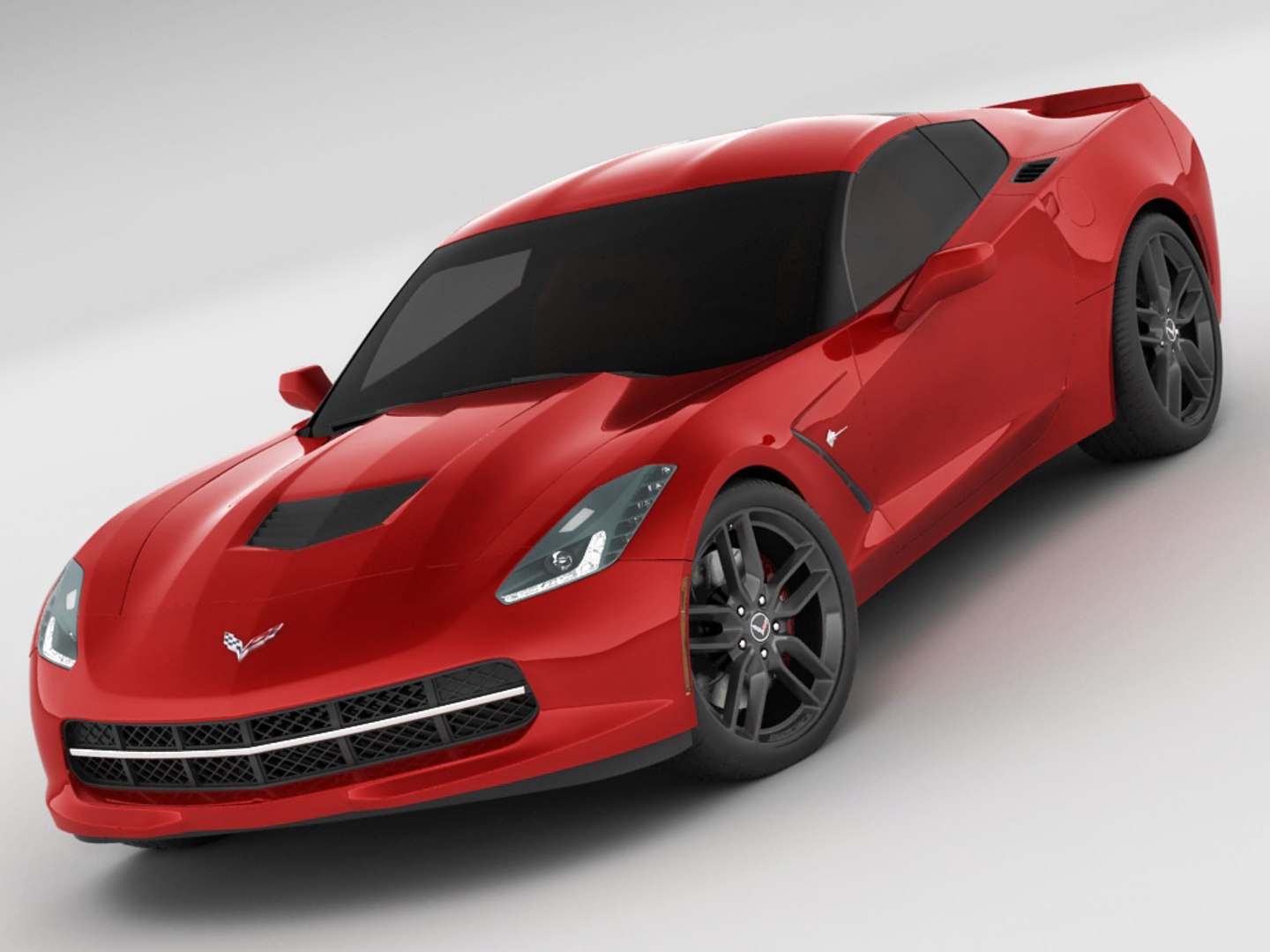 3d chevrolet corvette stingray model