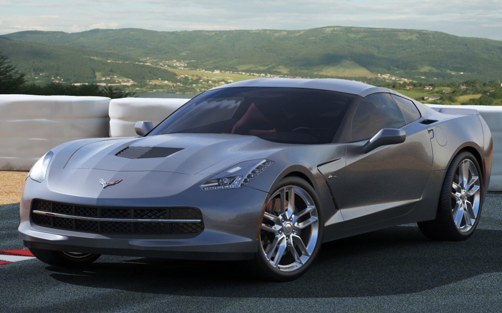 3d chevrolet corvette stingray model
