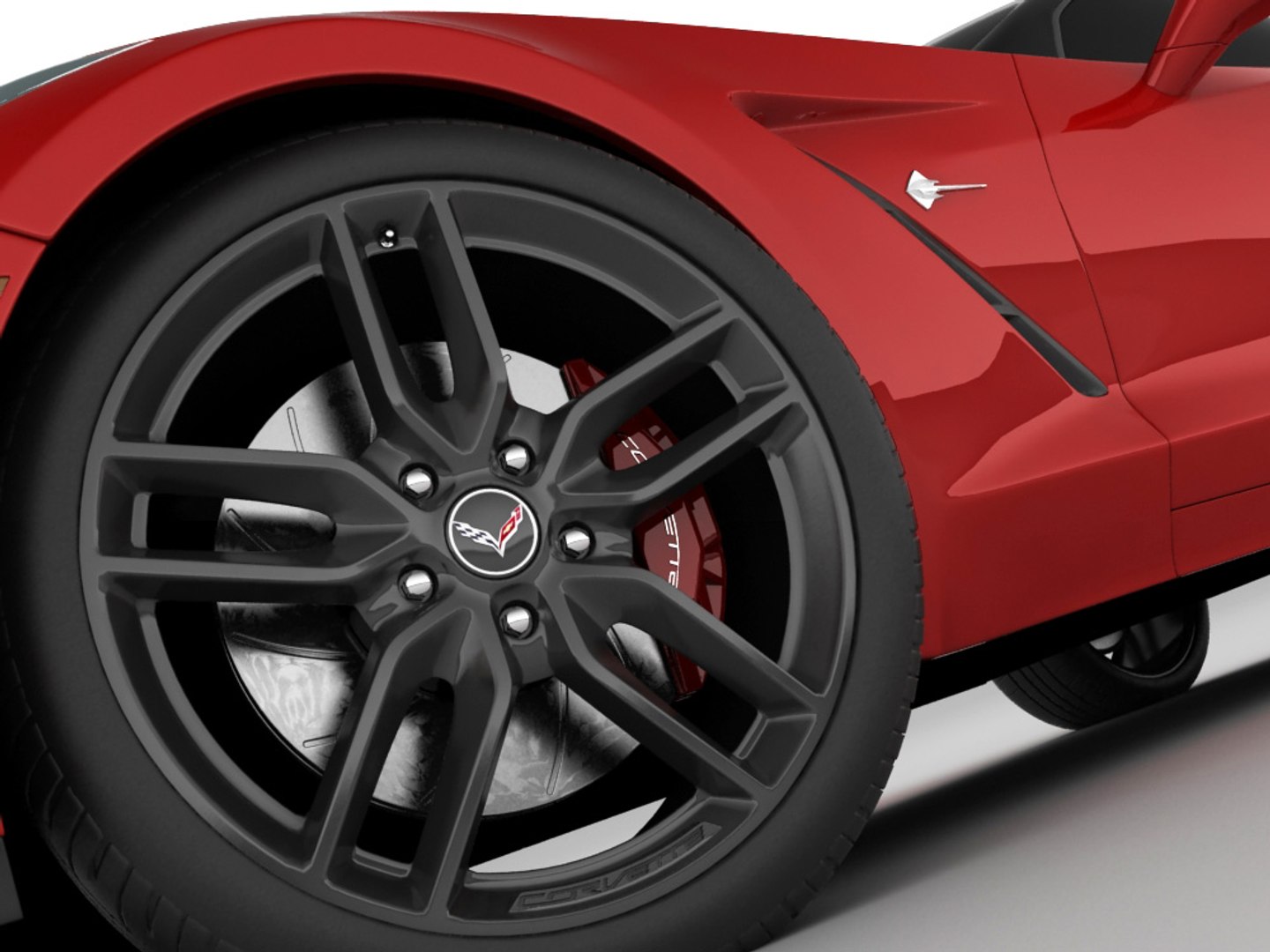 3d chevrolet corvette stingray model