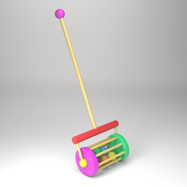 Wooden push toy 3D model - TurboSquid 1941265