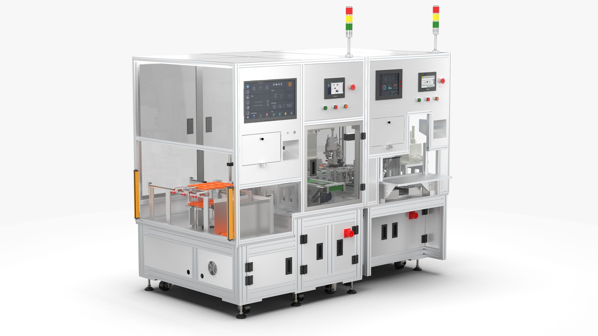 3D Automatic Battery Cell Welding Line - TurboSquid 2108179