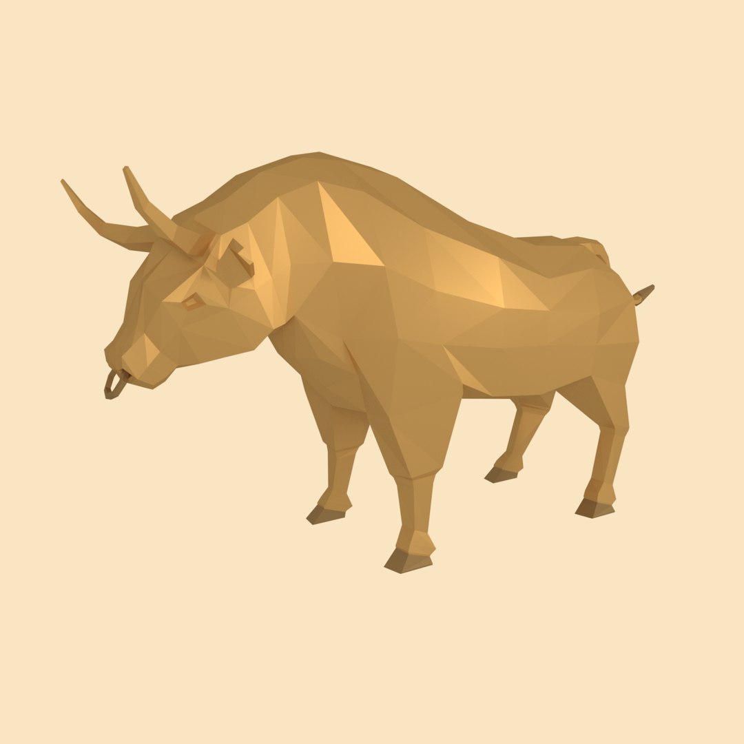 obj bull cartoon