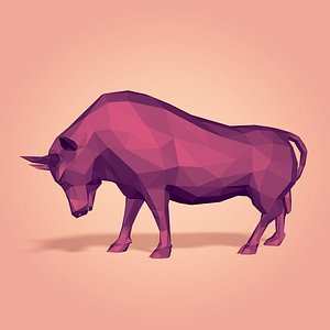 Cartoon Bull 3D Models for Download | TurboSquid
