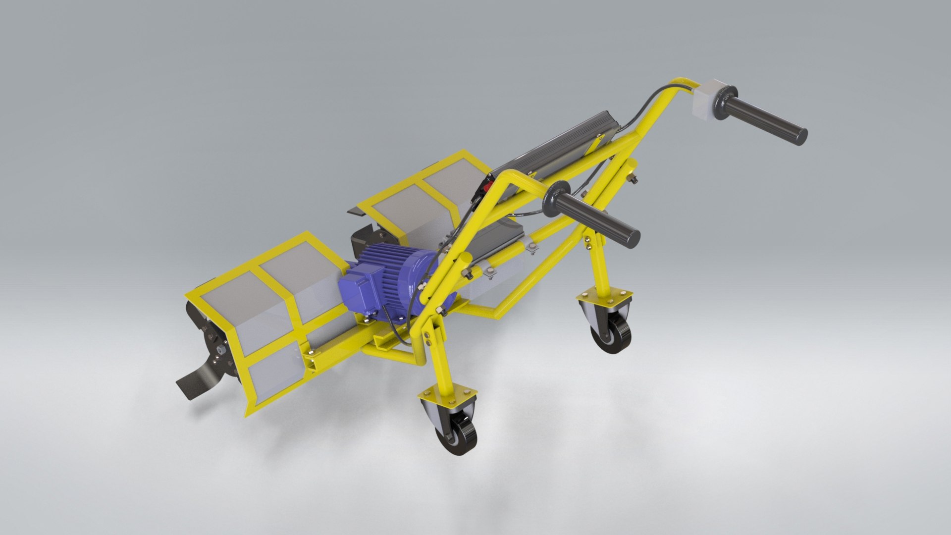 3D Tiller Electric Model - TurboSquid 2412173