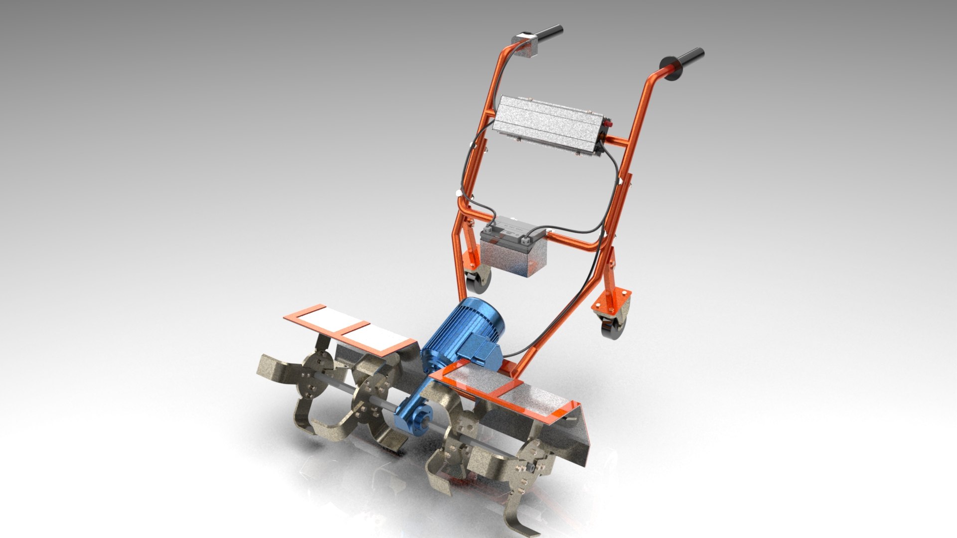 3D Tiller Electric Model - TurboSquid 2412173
