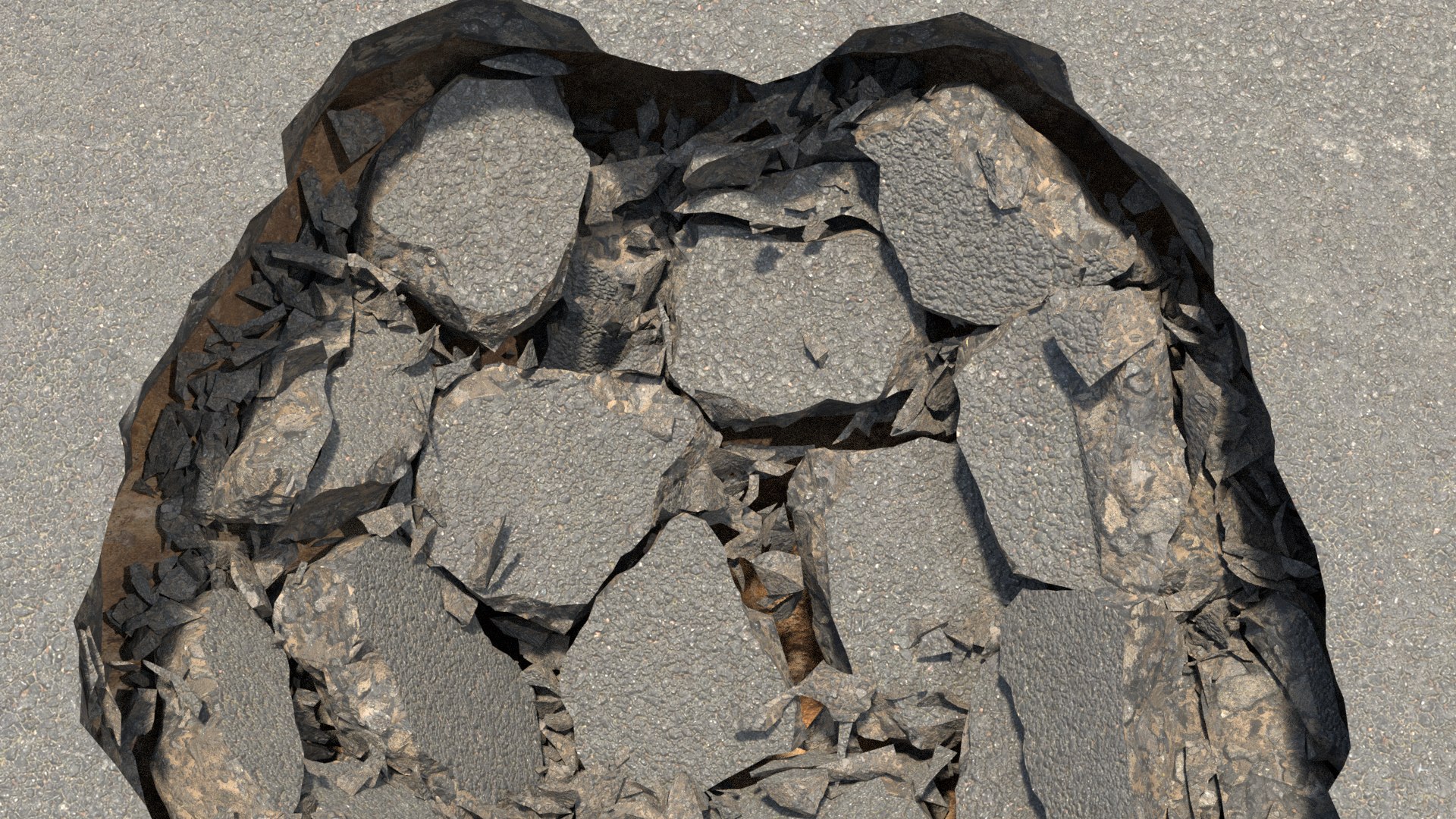 3D Animated Ground Crumbling - TurboSquid 1803137