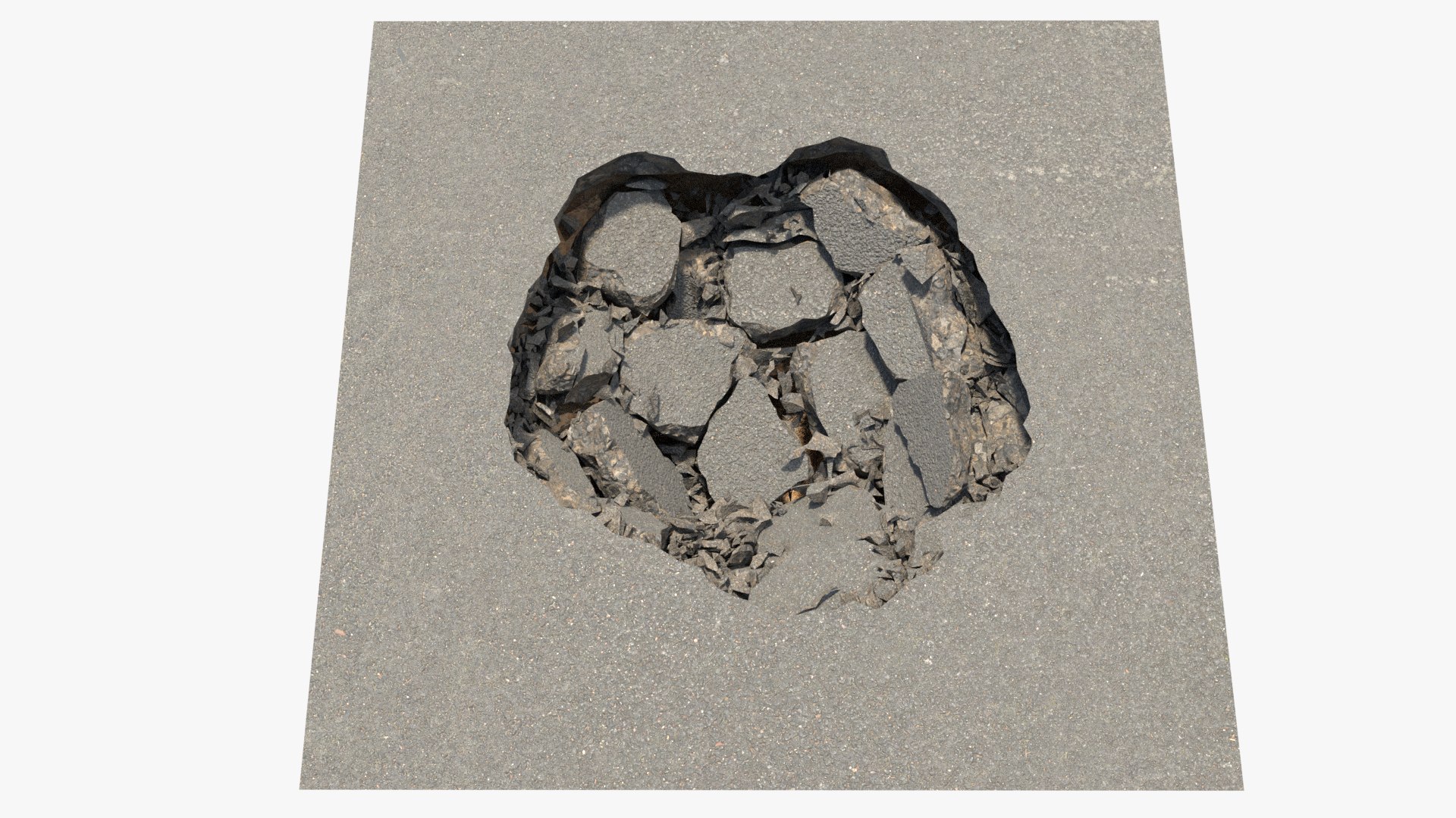 3D Animated Ground Crumbling - TurboSquid 1803137