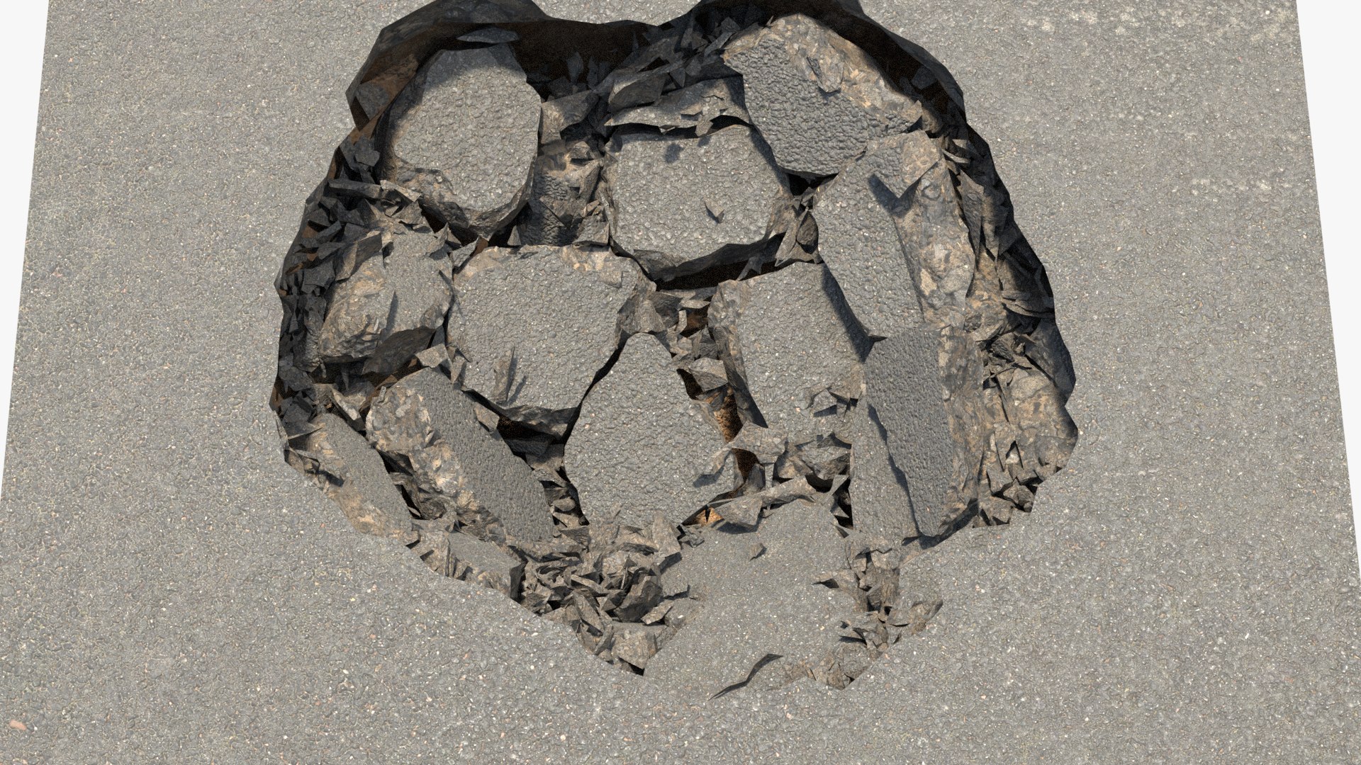 3D Animated Ground Crumbling - TurboSquid 1803137