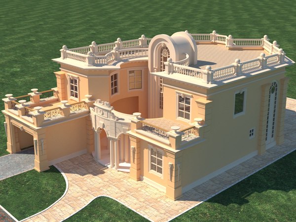 Roman villa 3D model - TurboSquid 1166858