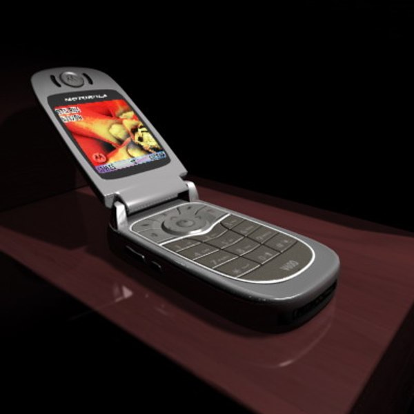 3d model motorola v600 cell phone