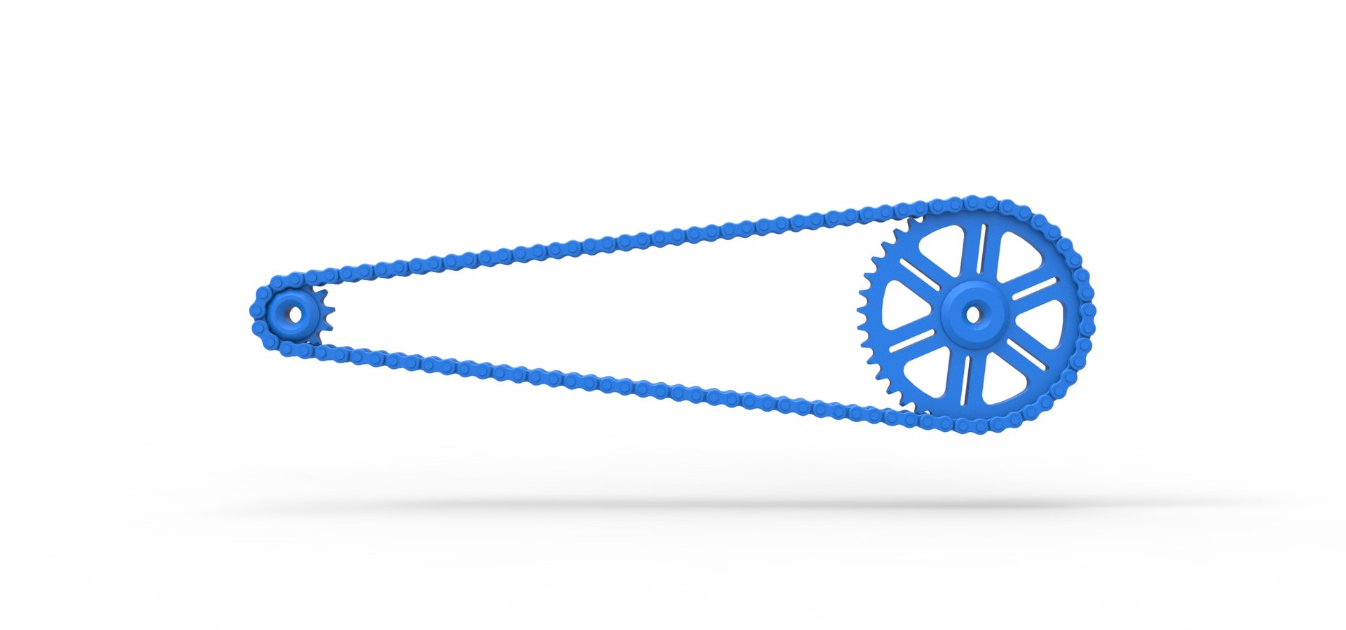 3D Diecast Chain Drive Version 1 Scale 1 To 25 Model - TurboSquid 2296291