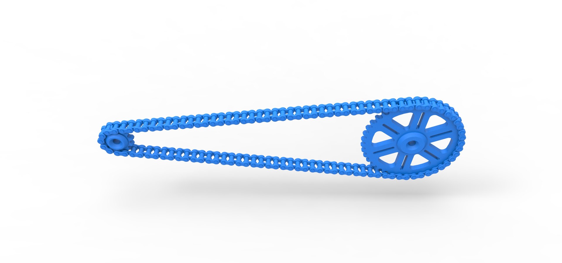 3D Diecast Chain Drive Version 1 Scale 1 To 25 Model - TurboSquid 2296291