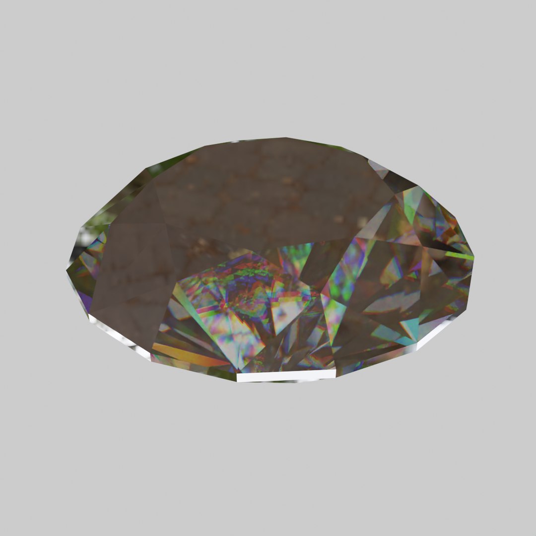 Classic Round Cut Diamond 3D - TurboSquid 1848002
