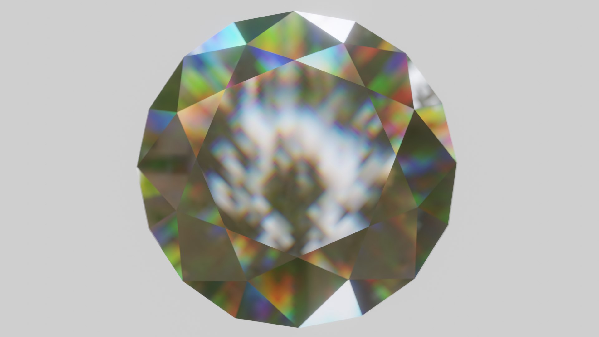 Classic Round Cut Diamond 3D - TurboSquid 1848002