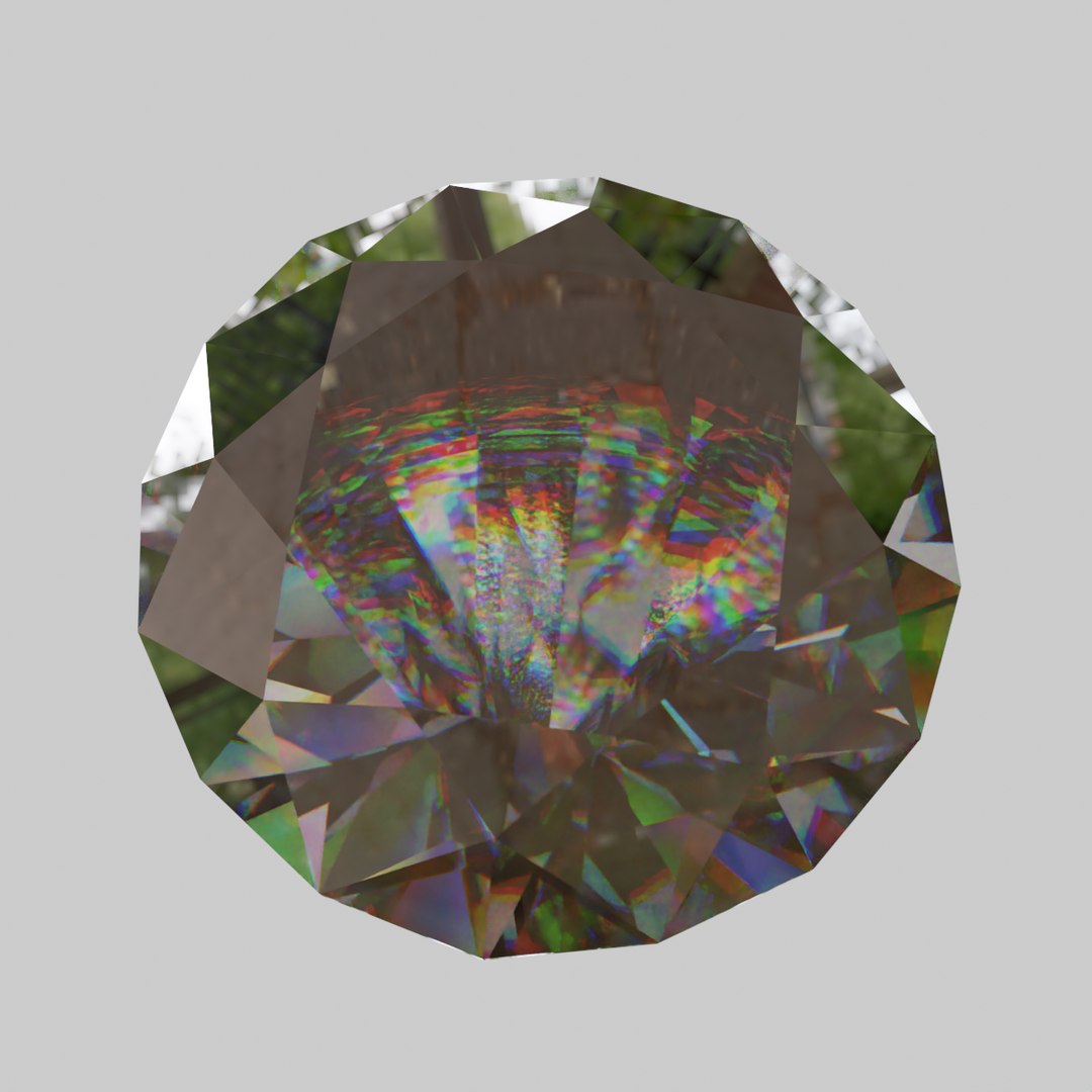 Classic Round Cut Diamond 3D - TurboSquid 1848002