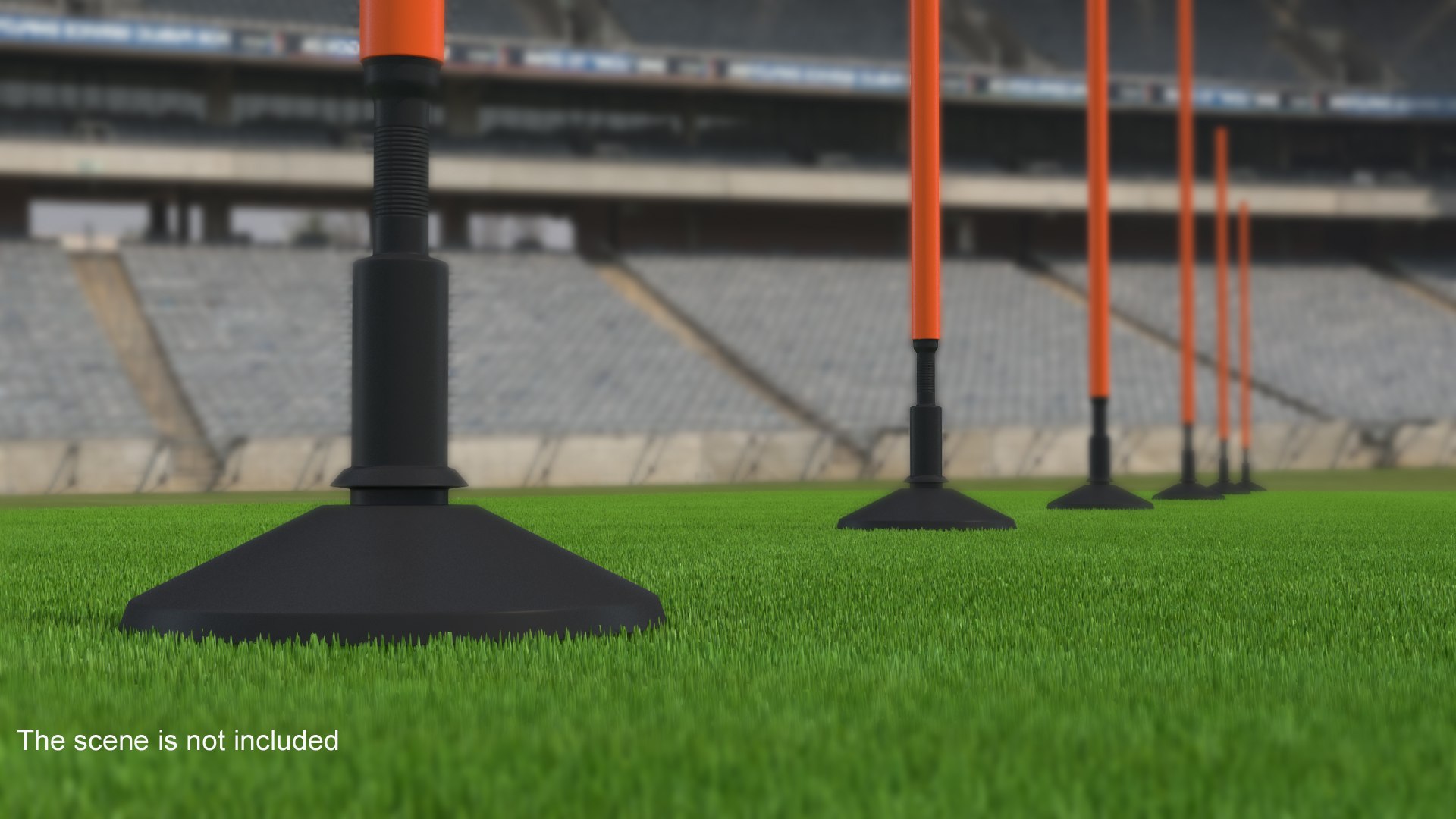Slalom Pole With Base 3D Model - TurboSquid 1964693