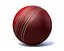 cinema4d red cricket ball