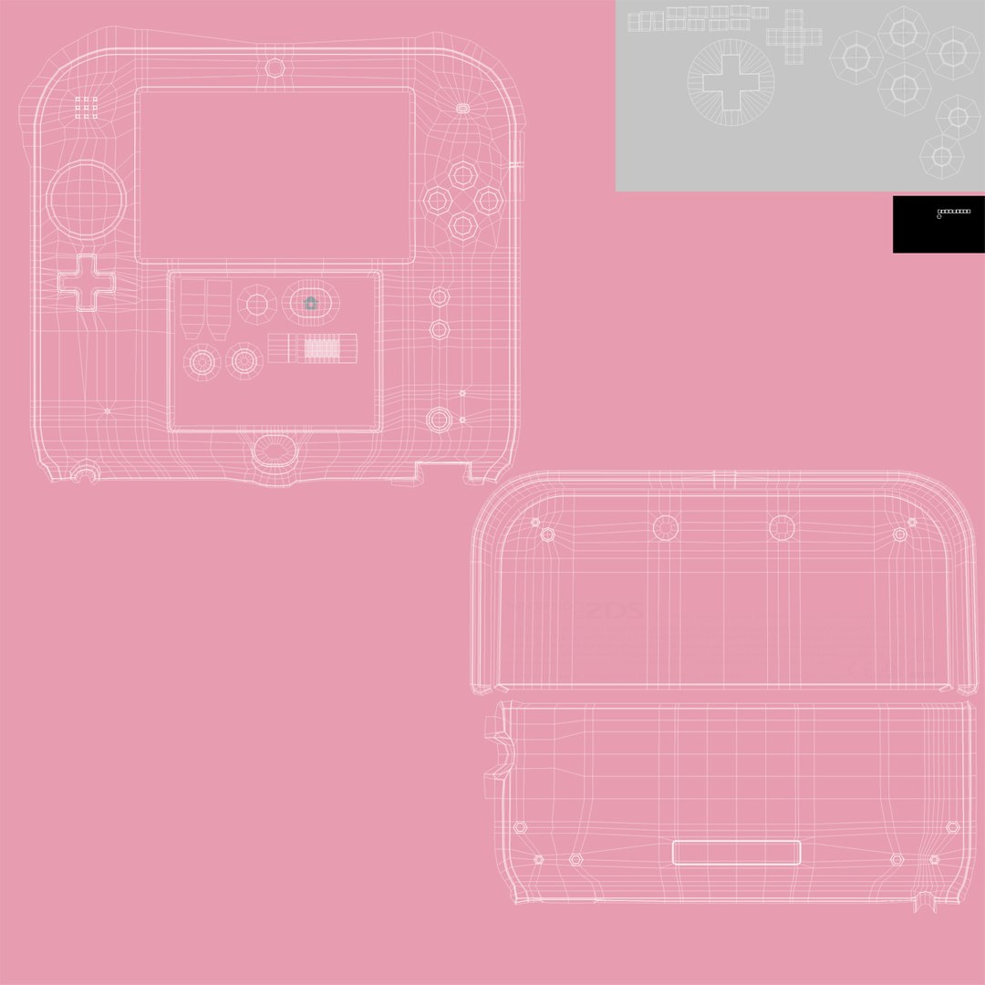 Nintendo 2ds 3D Model - TurboSquid 1189342
